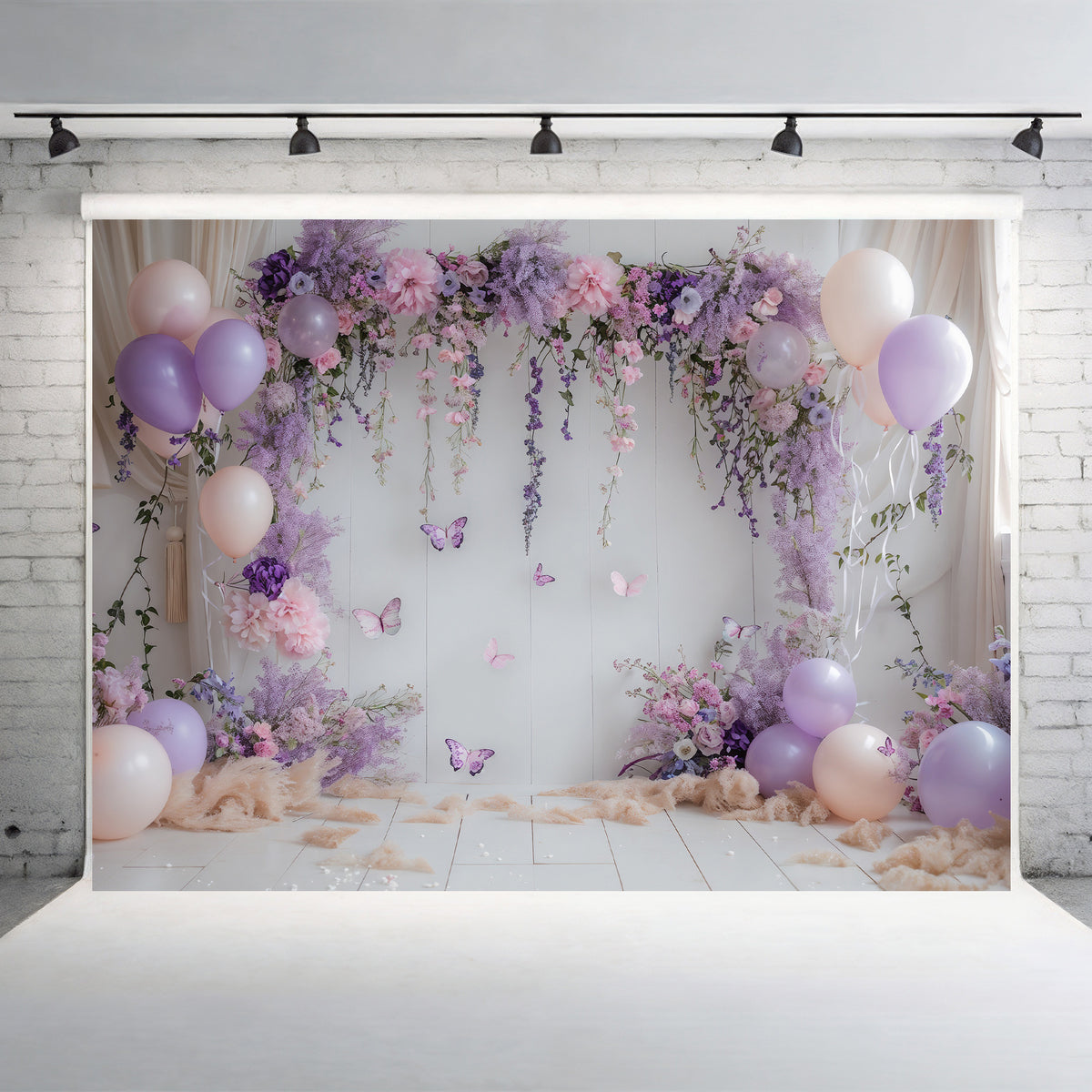 Enchanted Lilac Garden Backdrop – Kiarah Backdrops
