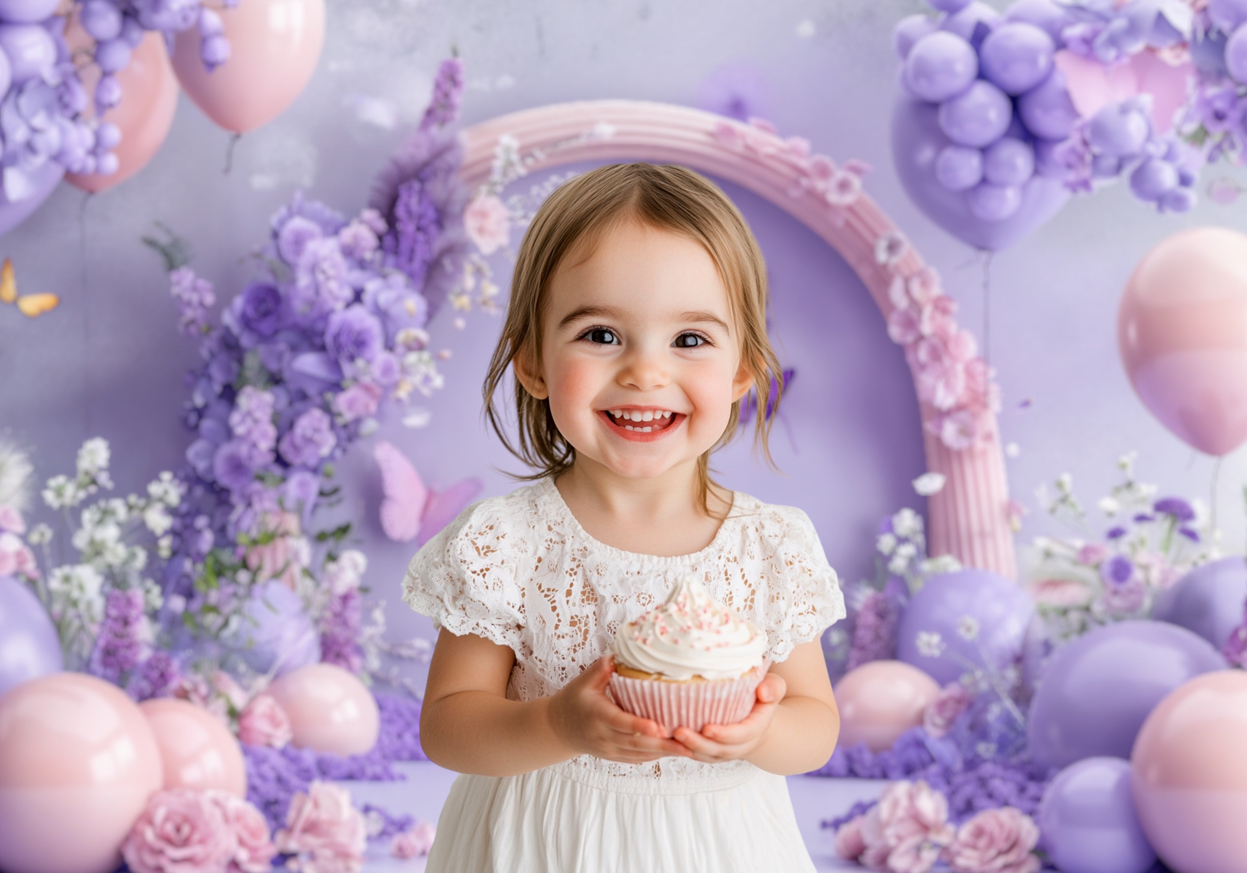 Lavender Dreamscape Arch Backdrop – Kiarah Backdrops