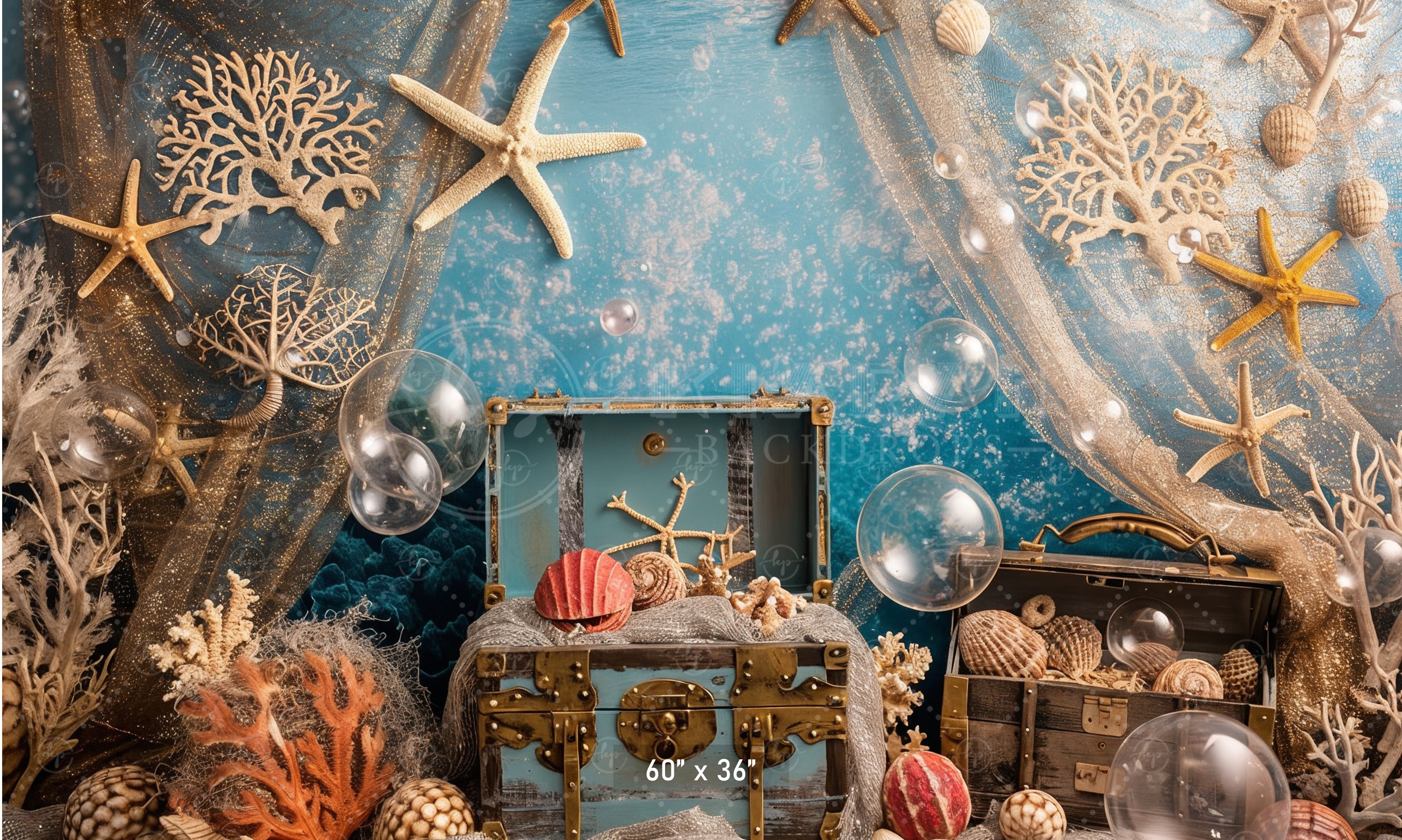 Enchanted Treasure Cove Backdrop – Kiarah Backdrops