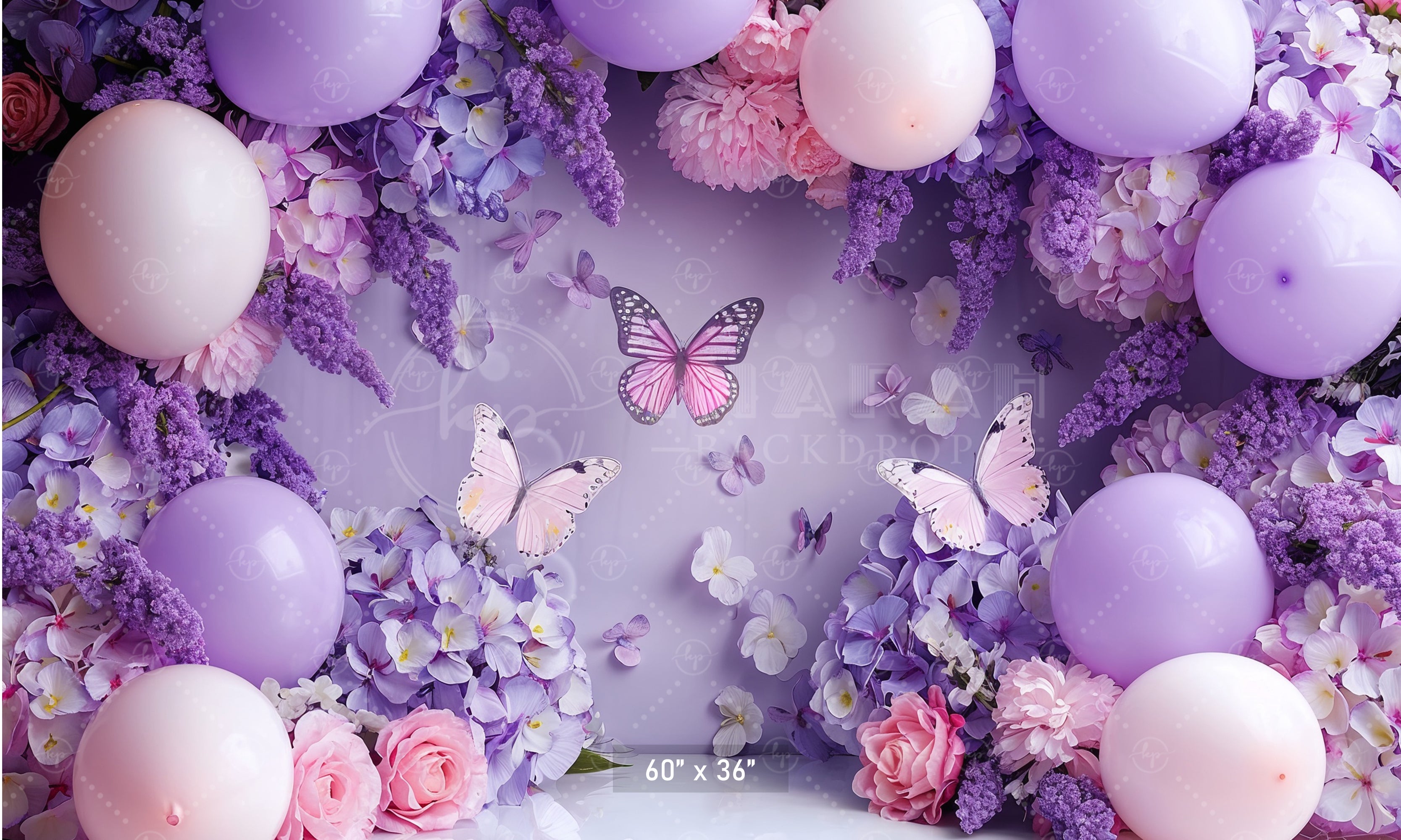 Butterfly Garden Bliss Backdrop – Kiarah Backdrops